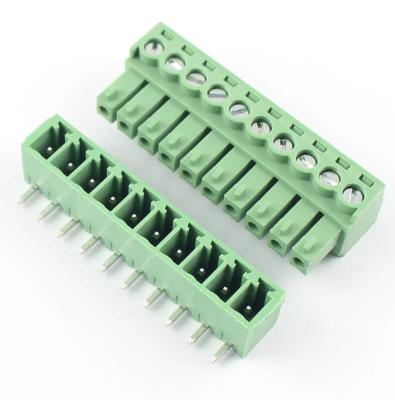 Cina 20mΩ Contact Resistance Terminal Block 10A Current Rated Electrical Plug Polyamide Housing in vendita