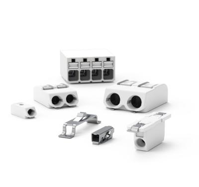 Cina 10A Screw Type Solder Terminal Block Polyamide Connector Screw Clamp 2-24 Contacts in vendita