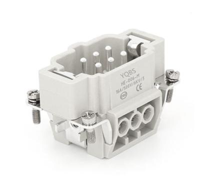 Cina IP65 Rated Screw Termination Heavy Equipment Pins Heavy Duty Wire Connector for Harsh Environments in vendita