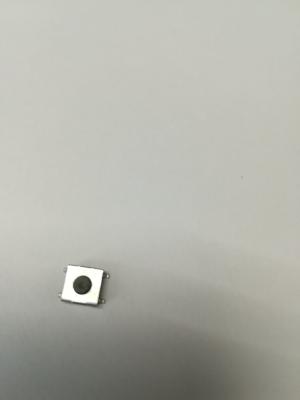 China 4 SMD pins black knob tact switch without embossing case operating force 250gf±50gf for sale