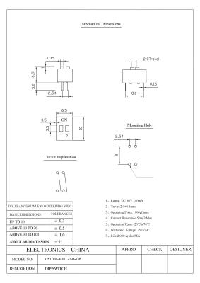 China 4pins SMD Tact Switch with 50mA Rating, 12V DC Voltage tact switch, tactile switch. for sale