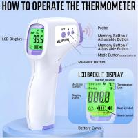 China 3 Color Backlight Forehead Thermometer 3VDC For Easy Fever Detection for sale