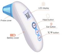 China Class II Infrared Thermometer With LCD Display And Data Storage 35 Groups for sale
