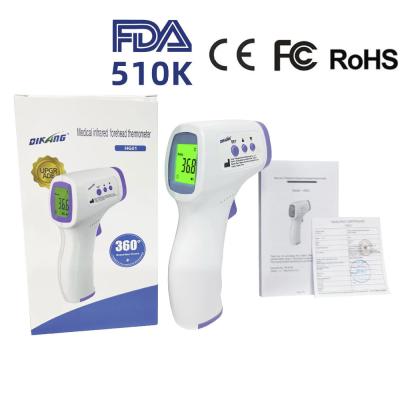 China Body Mode Baby Forehead Thermometer With Three Color Backlight LCD Display for sale