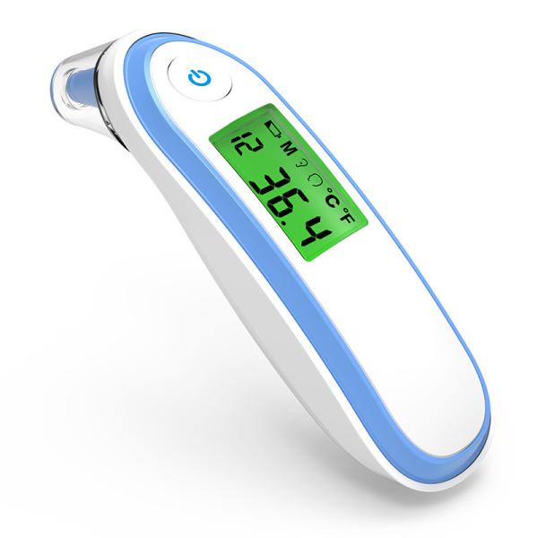 Quality 3VDC Battery Powered Infrared Forehead Thermometer Digital Baby Thermometer for sale