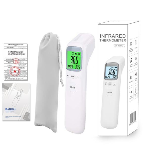 Quality Non Contact Baby Forehead Thermometer 3VDC With Memory And Backlit LCD Display for sale