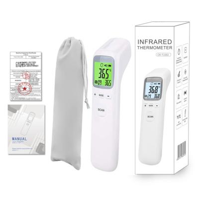 China 3S Response Time Contactess Forehead Infrared Thermometer With 3 Color Backlight for sale