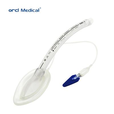 Chine Masque laryngeal renforcé en silicone PVC pour l' anesthésie médicale à usage unique à vendre