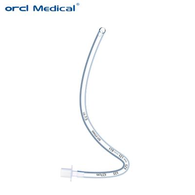 China Medical Grade PVC Single Use Uncuffed Nasal Preformed Endotracheal Tube Wholesale Price for sale