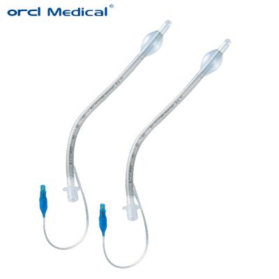 China Medical Reinforced Endobronchial Endotracheal Tube PVC Cuffed / Uncuffed Reinforced Endotracheal Tube Supplier for sale