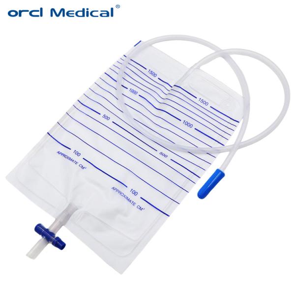 Sterile Plastic Urology Disposable Products Disposable Adult Urine Drainage Bags 2000ml