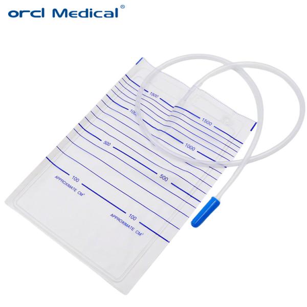 Sterile Plastic Urology Disposable Products Disposable Adult Urine Drainage Bags 2000ml