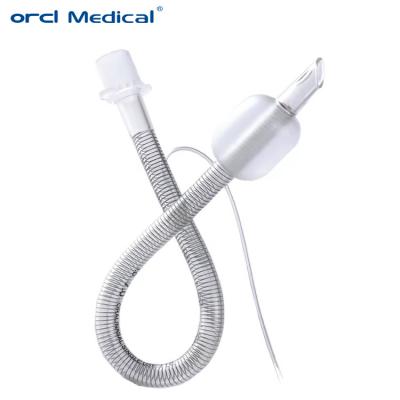 China Strong Disposable Medical Reinforced Endotracheal Tube With Spiral Stainless Steel Wire And DEHP-Free PVC Material / Strong for sale