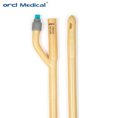 China Medical Disposable Urethral Tube Balloon Dilatation Catheter 2 Way 3 Way Latex Foley Catheter With Silicone Coated for sale