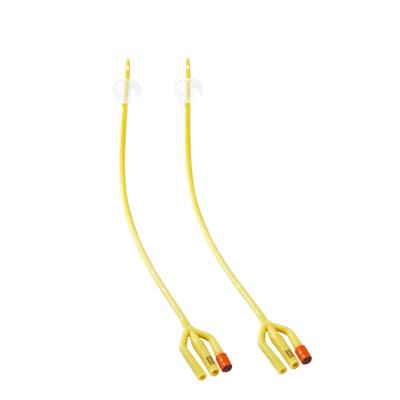 China High Quality 2-way/3-way Latex Foley Catheters for Long - term Indwelling in Nursing Homes for sale