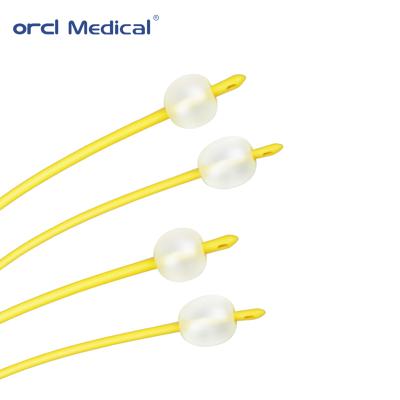 China Orcl Disposable Medical Low Price Sterile Wholesale Three Way Double Balloon Latex Foley Catheter for sale