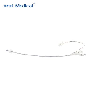 China Temperature Sensing Silicone Foley Catheter with Temperature Sensor Probe Round Tipped for Temperature Measurement China Factory for sale
