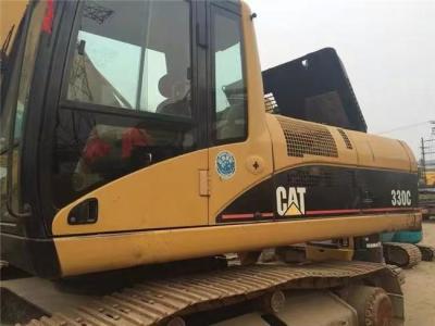 China Excavadora de gatos de segunda mão para construção rodoviária CAT 330C Excavadora hidráulica à venda