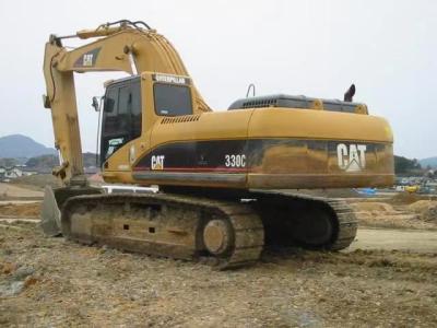 China Excavadora de gatos de segunda mão para construção rodoviária CAT 330C Excavadora hidráulica à venda