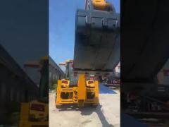 De bagger CAT430F heeft een uitstekende graaf- en laadcapaciteit