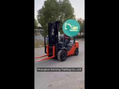 3 tons of second-hand toyota diesel forklift, toyota forklift 8fd30