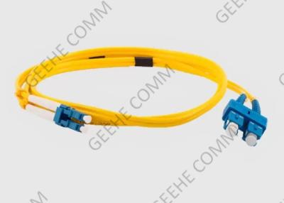 China Multimode LC aan van het de Vezelflard van Sc Duplexkoord 30M Lengths Te koop