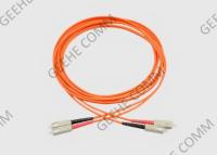 China PVC Jacket 9/125 Singlemode Duplex Fiber Optic Patch Cable SC-SC for sale