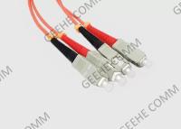 China PVC Jacket 9/125 Singlemode Duplex Fiber Optic Patch Cable SC-SC for sale