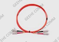 China PVC Jacket 9/125 Singlemode Duplex Fiber Optic Patch Cable SC-SC for sale