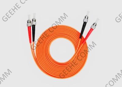 Cina 3 st del duplex 62.5/125 del tester OM1 alla fibra Jumper Cable della st in vendita