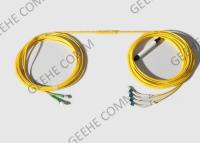China 12 Cords LC to LC Multimode Fiber Optic Patch Cable 1.8mm 10M Fanout for sale