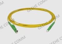 China Singlemode 9/125 OS2 Fiber Optic Patch Cord E2000 APC to LC APC 3.0mm for sale