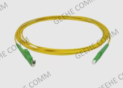 Cina 9/125 di cavo di toppa a fibra ottica monomodale OS2 E2000 APC a LC APC in vendita