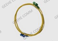 China SC APC to SC UPC Duplex Fiber Patch Cord Multimode 100M Yellow for sale