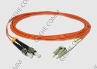 China PVC Jacket 1m LC To ST Multimode Duplex Fiber Optic Patch Cable for sale