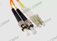 China PVC Jacket 1m LC To ST Multimode Duplex Fiber Optic Patch Cable for sale