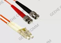 China PVC Jacket 1m LC To ST Multimode Duplex Fiber Optic Patch Cable for sale