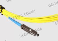 China Yellow 2.0mm MU Connector Multimode Duplex Patch Cord for sale