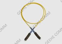 China Yellow 2.0mm MU Connector Multimode Duplex Patch Cord for sale