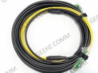 China 4 Fiber Singlemode Breakout Cable 12m OS2 Preterminated Fiber Optic Assembly for sale