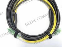 China 4 Fiber Singlemode Breakout Cable 12m OS2 Preterminated Fiber Optic Assembly for sale