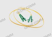 China LC-LC G657A Multimode PVC OFNR Duplex 100M Fiber Patch Cord for sale