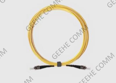 China Single Mode 62.5/125 ST-ST Fiber Optic Jumper Cable For Data Center for sale