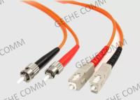 China Single Mode Simplex 3M LSZH G652D ST to SC Fiber Optic Patch Cord 9/125 OS2 for sale