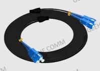 China Preterminated Multimode Fiber Optic Patch Cord 10M SC to SC Simplex OM3 for sale