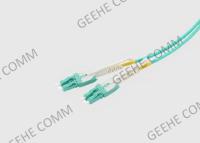 China Multimode Duplex LC Uniboot OM4 50/125um Fiber Patch Cord 2mm 10G for sale