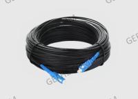 China Waterproof Outdoor Armored SC UPC Fiber Optic Patch Cord Assembly Single Mode 0.2dB for sale