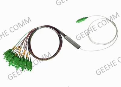 Китай Мини Splitter SC/APC Blockless 1x16 модуля 250um оптически продается