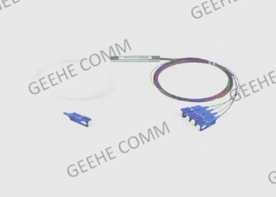 Китай 1x4 мини Splitter оптического волокна y модуля 900μm SC/UPC LZSH однорежимный продается