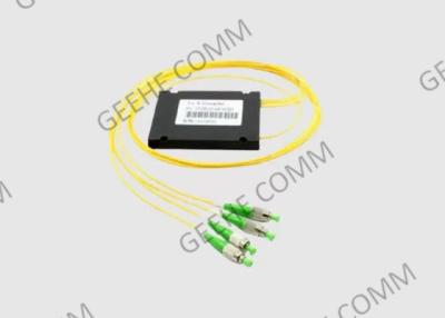Cina Singolo separatore a fibra ottica 1×4 del contenitore CATV FTTH di ABS di modo di FC UPC in vendita